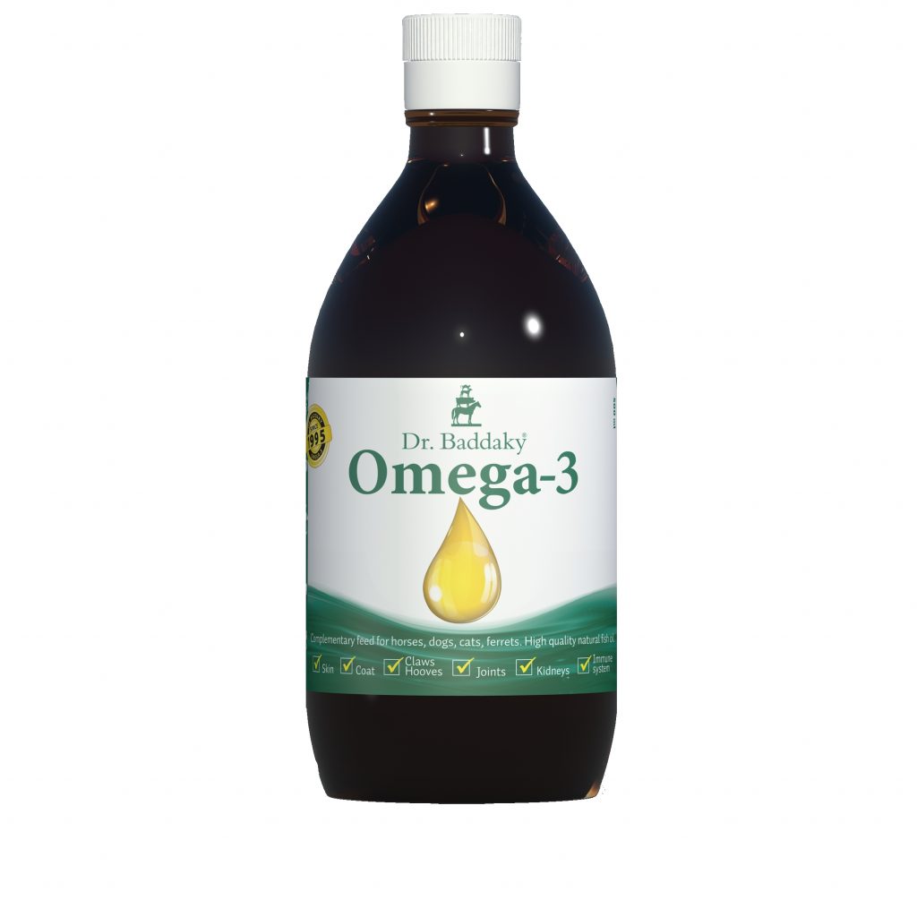 Dr. Baddakys Fiskolja Omega-3 500ml • Köp på Djurfarmacia Apoteket Trollet