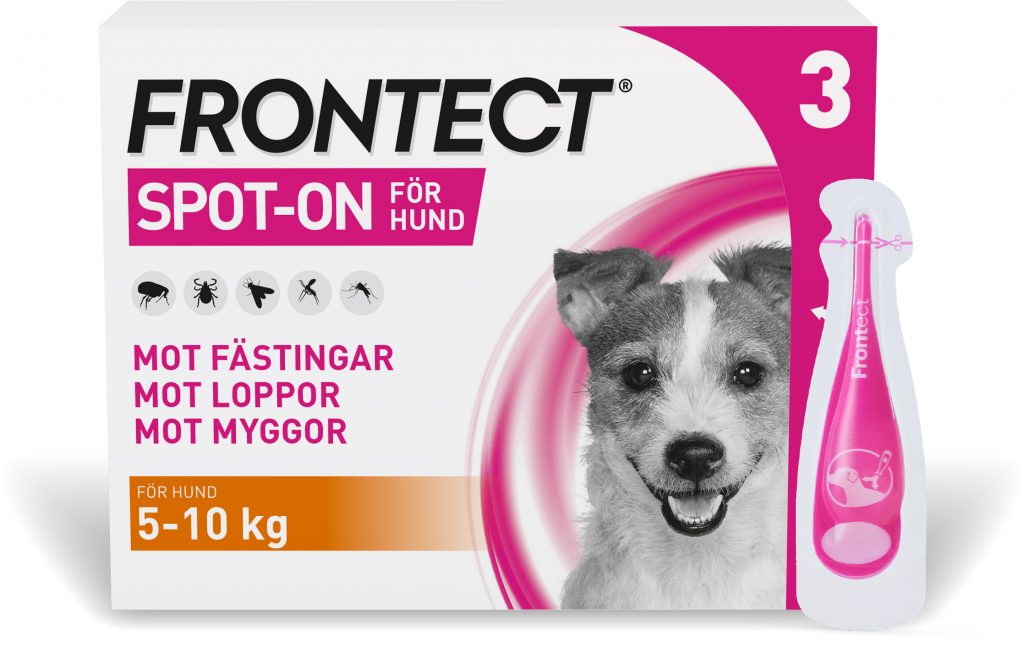 Frontect 5-10 kg 3 x 1 milliliter Spot-on, lösning • Köp på ...